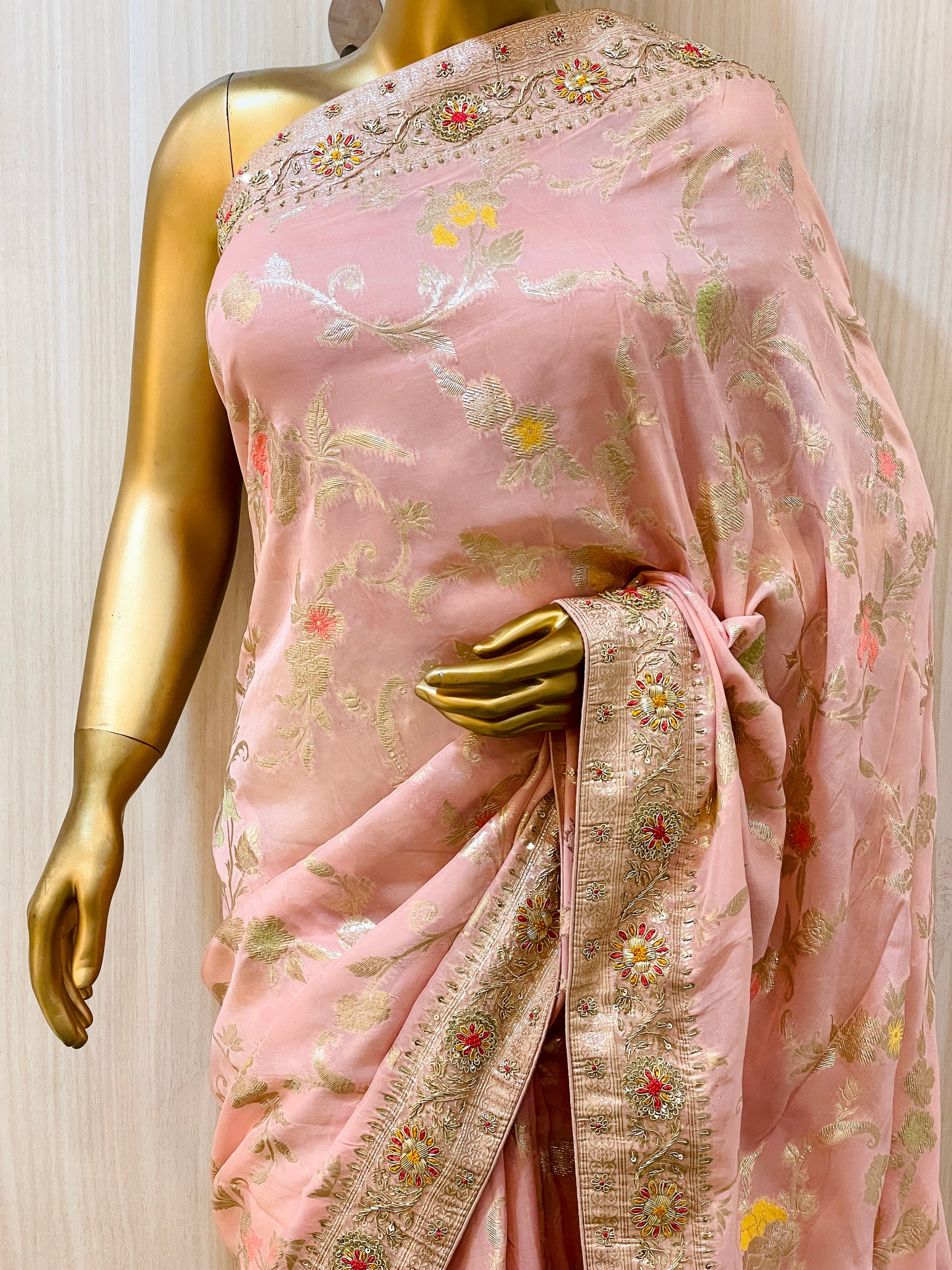 Rupanshi Khadi Saree